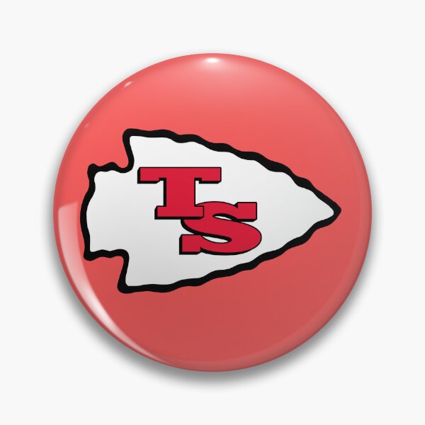 "Taylor Swift Kansas City Chiefs Logo" Pin for Sale by ally1021 | Redbubble