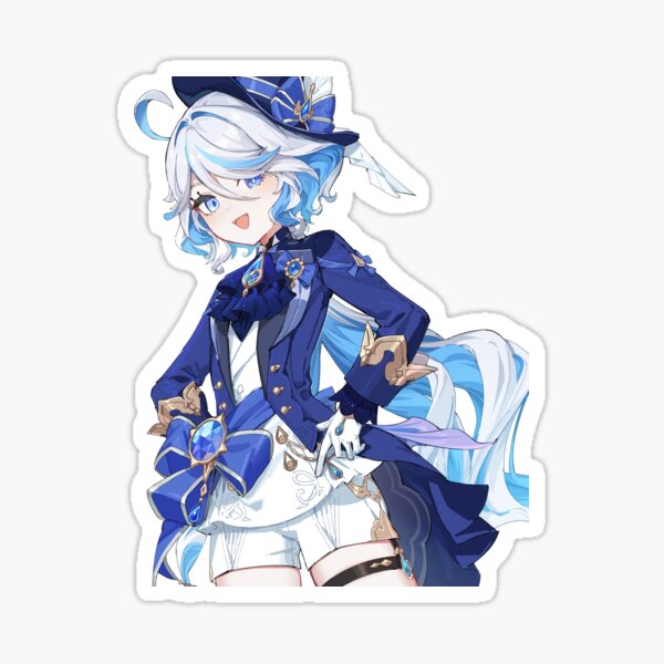 "genshin impact furina" Sticker by bashhonkdesign | Redbubble
