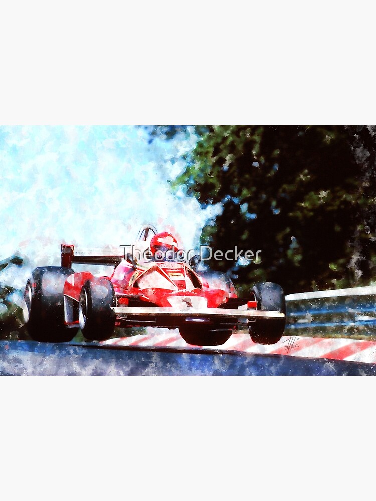 "Niki Lauda" Framed Art Print for Sale by theodordecker | Redbubble