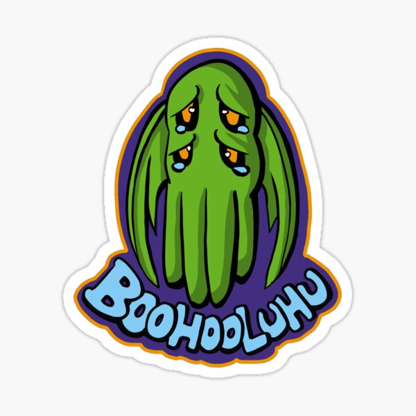 "Sad Cthulhu" Sticker for Sale by jayvill91 | Redbubble