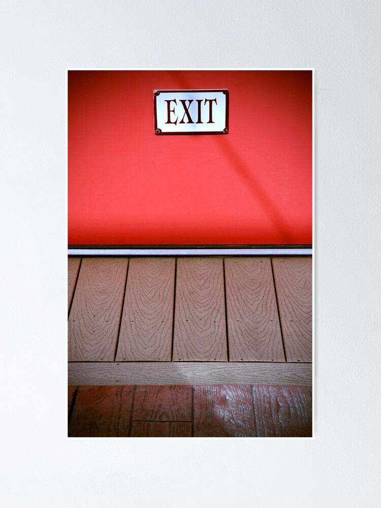 "The Next Exit" Poster for Sale by pmistric | Redbubble