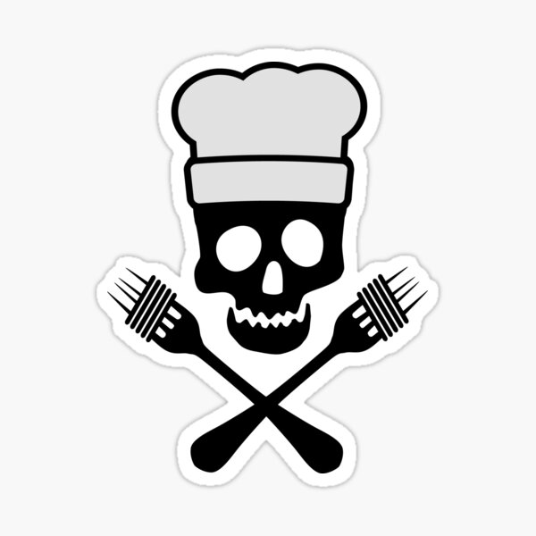 "cook" Sticker by Vectorqueen | Redbubble