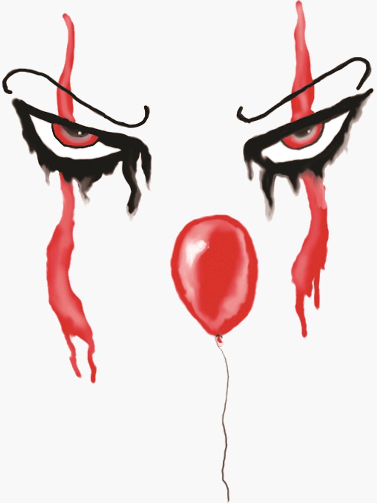 " Pennywise, It" Sticker by GF-Spahr | Redbubble