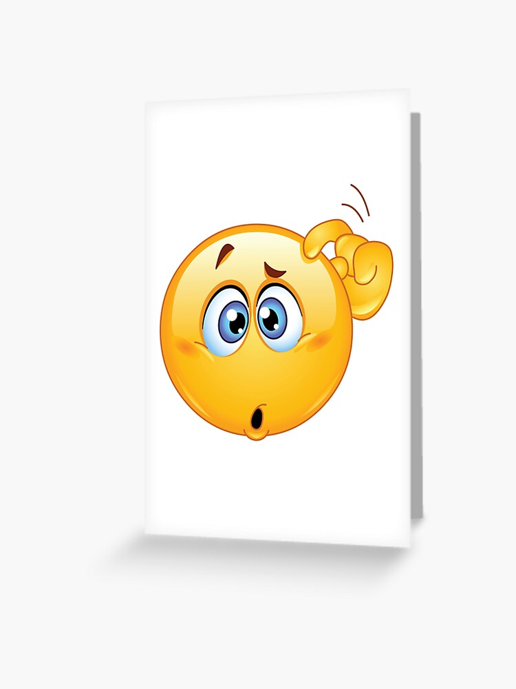 "Huh? Emoji Meme" Greeting Card for Sale by Tom Shirtz | Redbubble