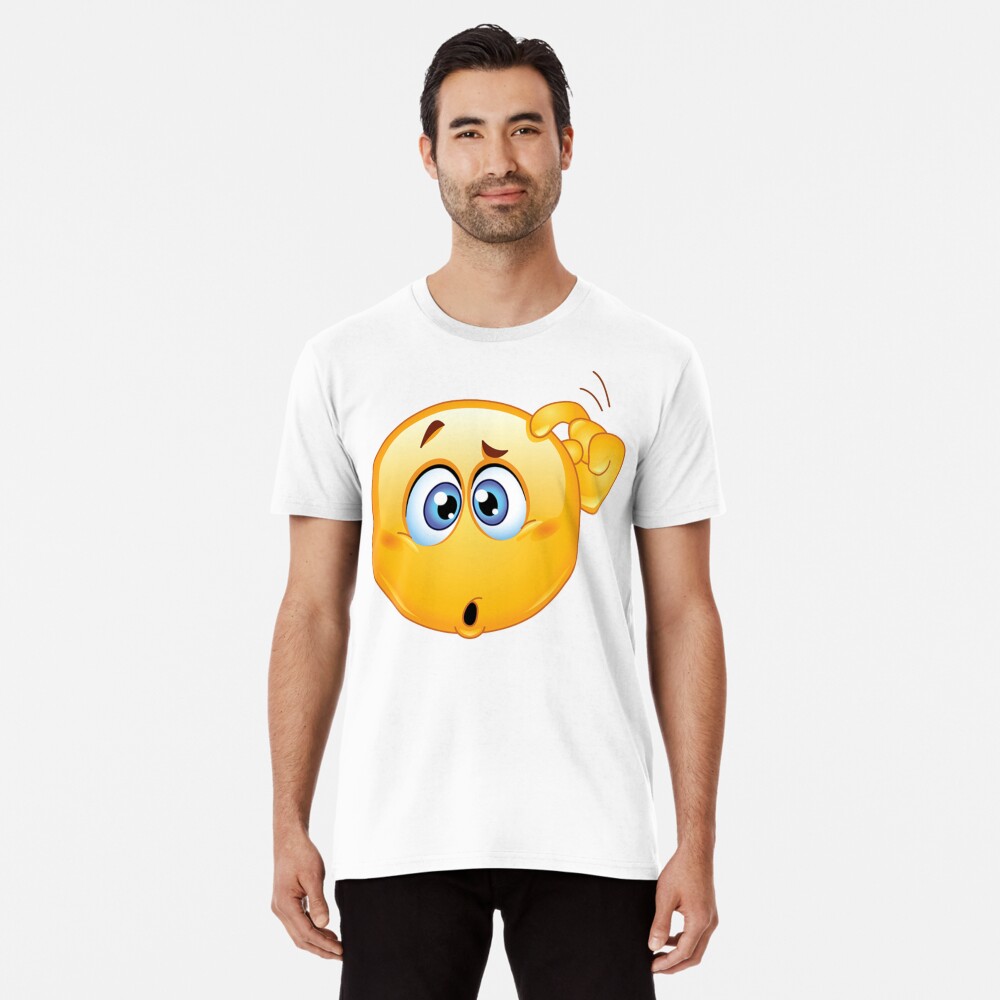 "Huh? Emoji Meme" Sticker for Sale by ToppaForTheLols | Redbubble