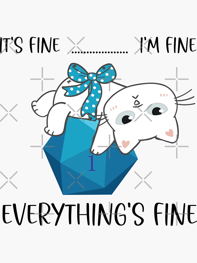 "Critical Fail" Sticker for Sale by GeekyGoddess | Redbubble