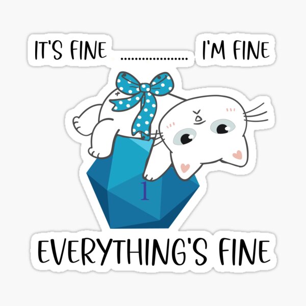 "Critical Fail" Sticker for Sale by GeekyGoddess | Redbubble