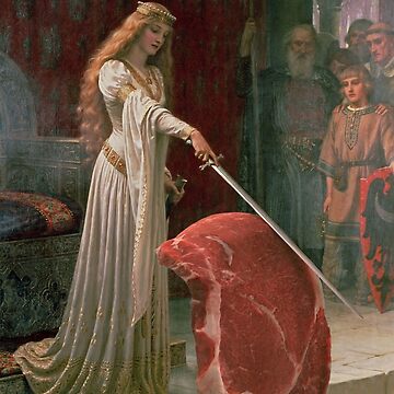 "Sir Loin Steak - no text" Sticker for Sale by snazzyseagull | Redbubble