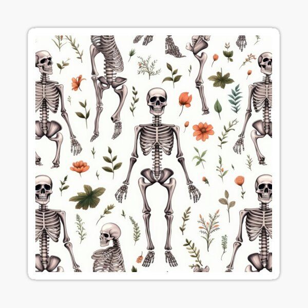 "Cartoon skeleton Ghost Face " Sticker for Sale by Adlin Shiny Sam ...