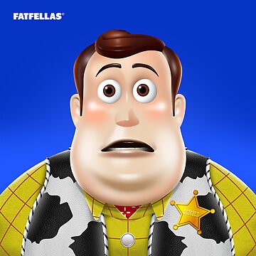 "Fat Woody" Sticker for Sale by fatfellas | Redbubble