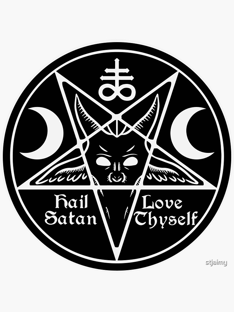 "ghoulish pentagram" Sticker for Sale by stjaimy | Redbubble