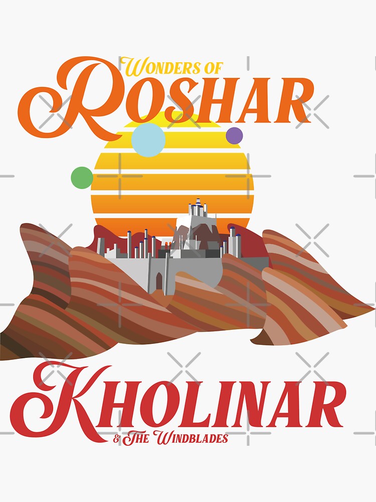 "Kholinar - Stormlight Archive" Sticker by FantasyLands | Redbubble