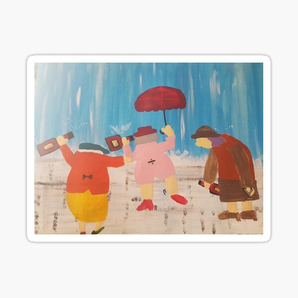 "Ladies that lunch ! " Sticker by AbigailBarryArt | Redbubble