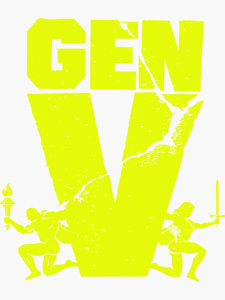 "Gen V Fan Logo" Sticker for Sale by ThomasKadmon | Redbubble