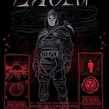 "Simon Ghost Riley Call of Duty" Sticker for Sale by kakooli | Redbubble