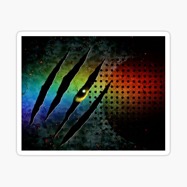 "wild claws" Sticker by clarazen | Redbubble