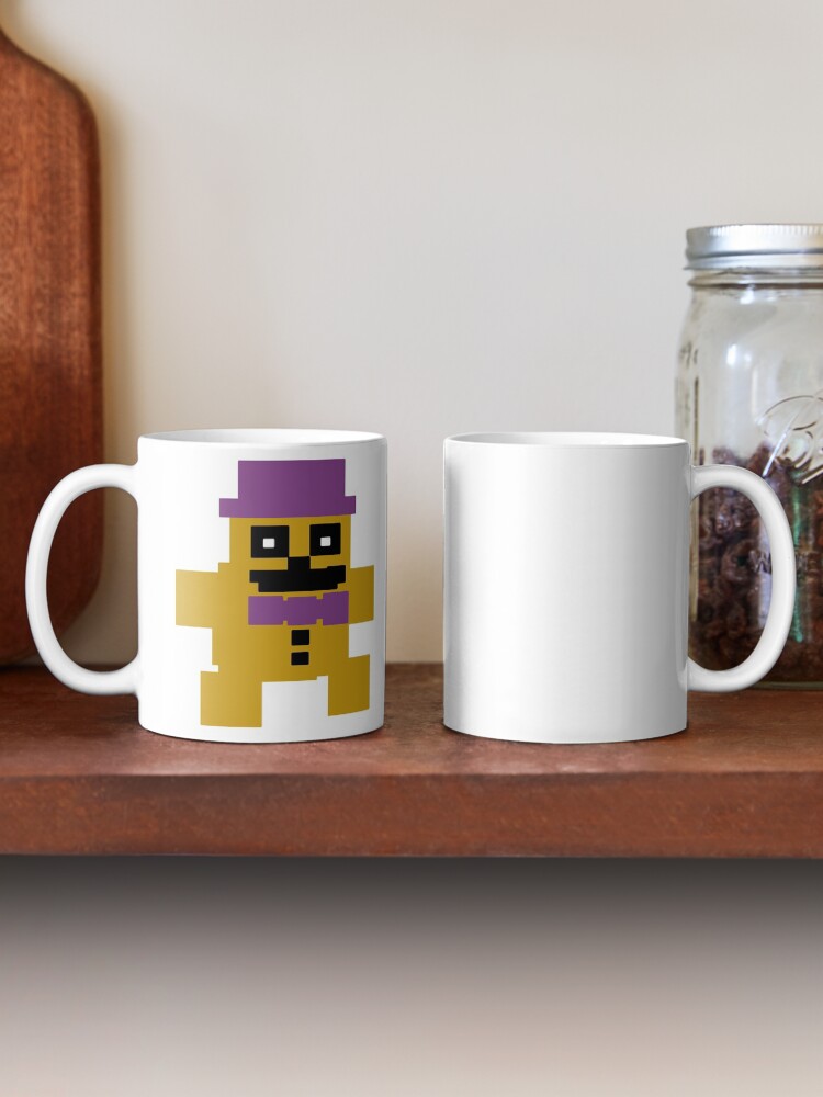 "FNAF Psychic Friend Fredbear 8-bit" Coffee Mug for Sale by mattwilldo ...