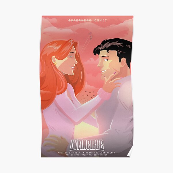 "Adam and Eve (Invincible)" Poster by SuchPsycho | Redbubble