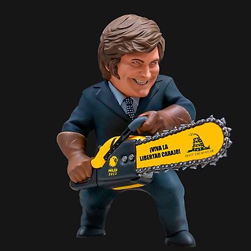 "Milei Chainsaw" Poster by YunoDBD | Redbubble