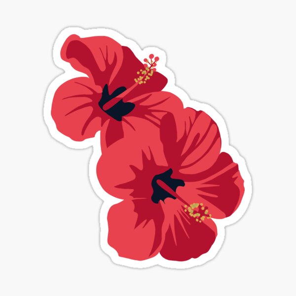 Pegatina for Sale con la obra «Flor de Maga Flor Nacional de Puerto ... Pegatina for Sale con la obra «Flor de Maga Flor Nacional de Puerto ...