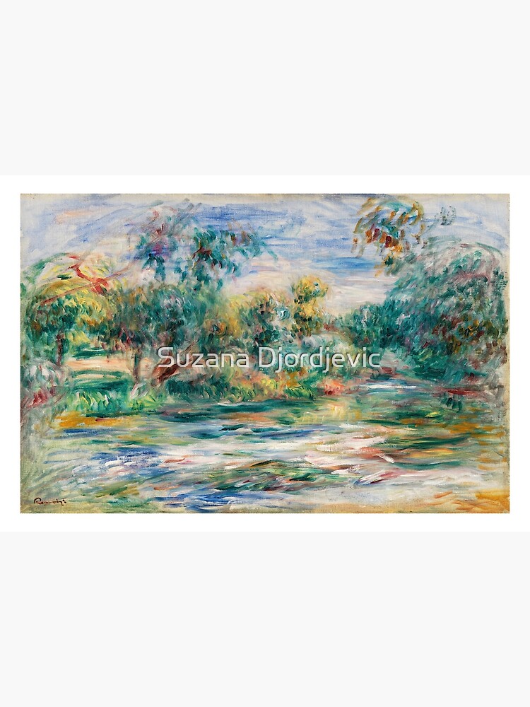 "Pierre-Auguste Renoir: Landscape (Paysage), desk mat, mousse pad ...