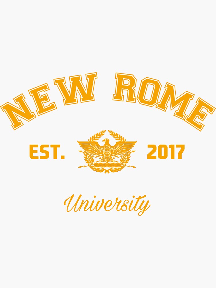 "New Rome University Student Hoodie [HoO Timeline]" Sticker for Sale by ...