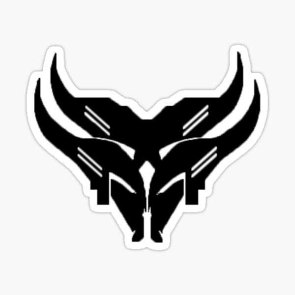 "Raging Bull Transformer Symbol" Sticker for Sale by Hellmaster6492 ...