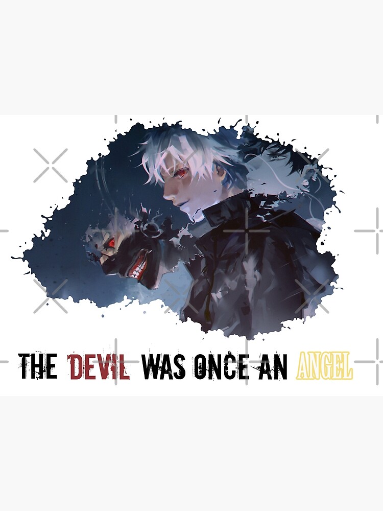 "Tokyo Ghoul Kaneki Ken The Devil was once an Angel" Photographic Print ...