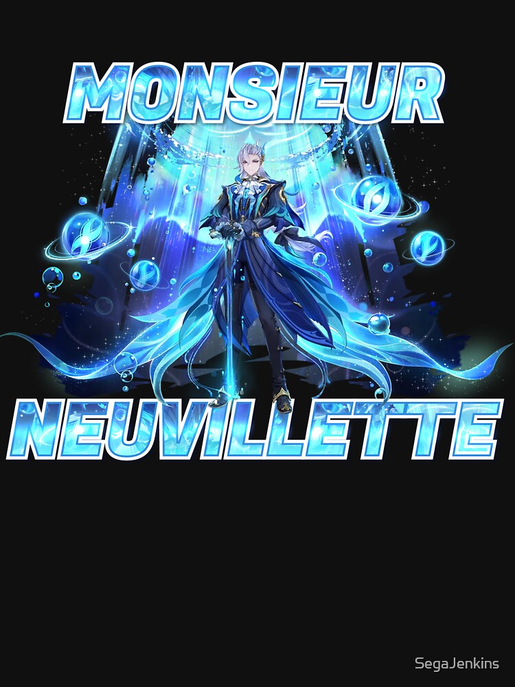 "Monsieur Neuvillette Genshin Impact" Essential T-Shirt by SegaJenkins ...