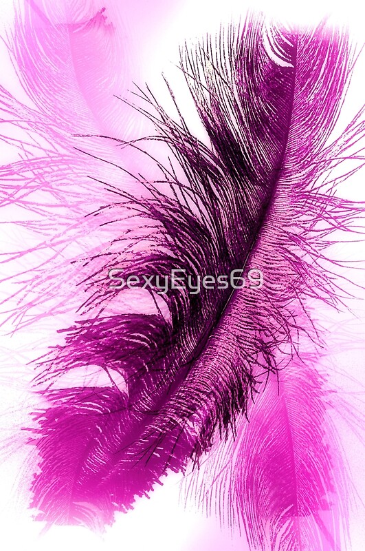 "Hot Pink Plumes" by SexyEyes69 | Redbubble