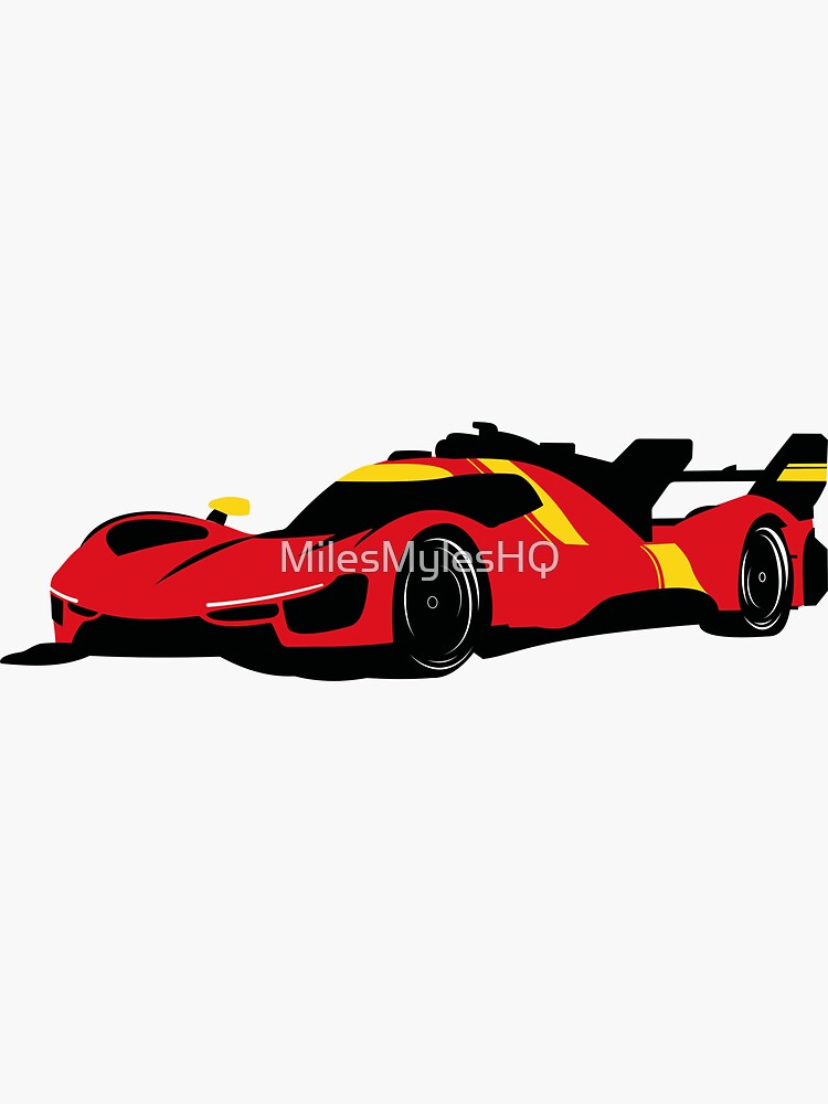 "499P LMDH Hypercar Le Mans 24hr" Sticker for Sale by MilesMylesHQ ...