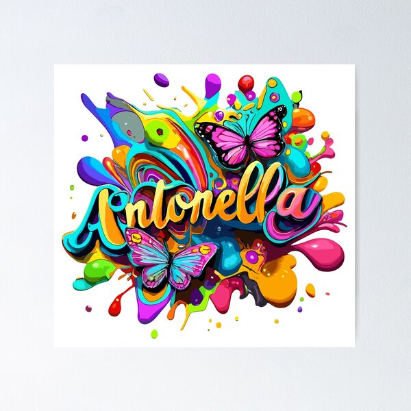 "Antonella" Poster for Sale by ruanatolich | Redbubble