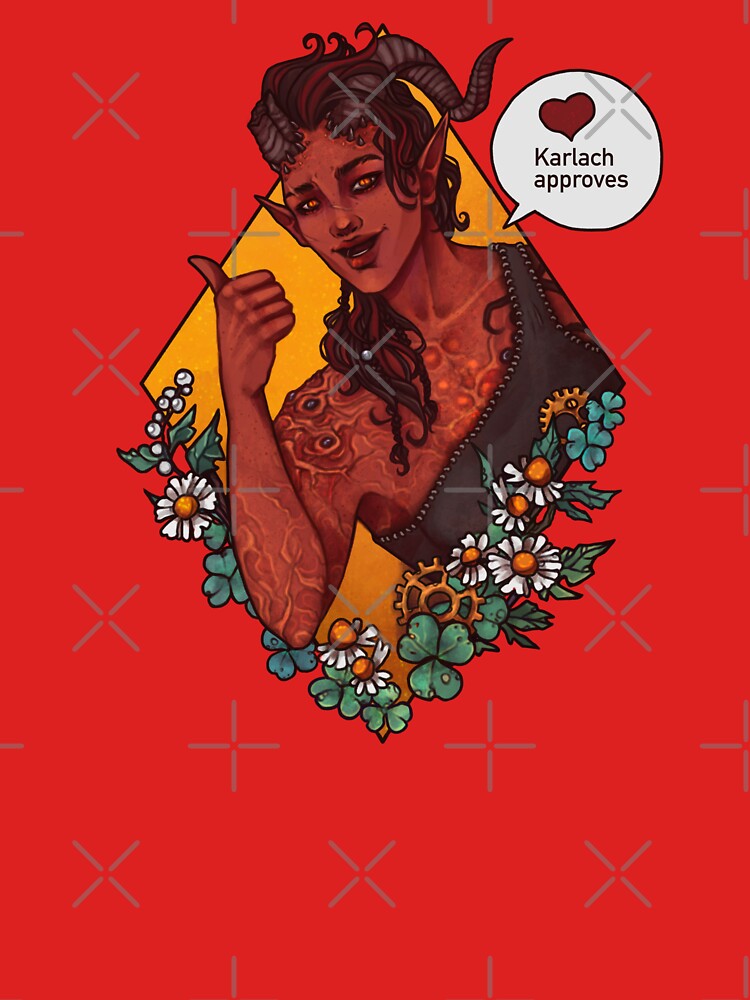 Karlach Approves Baldur's Gate 3 Classic T-Shirt Designed & Sold By ...