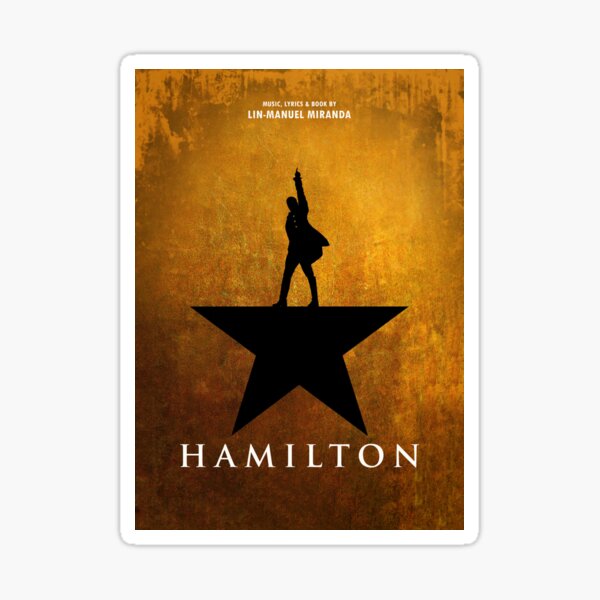 "Hamilton" Sticker for Sale by BoKev | Redbubble