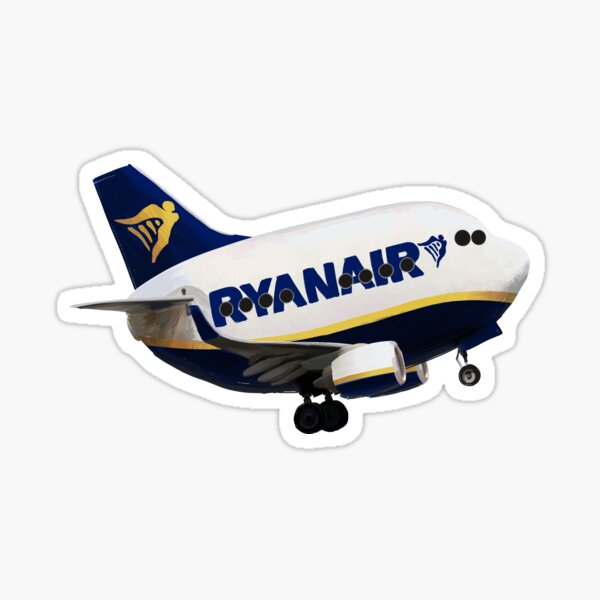 "RYR 737" Sticker for Sale by TubularAmarok | Redbubble