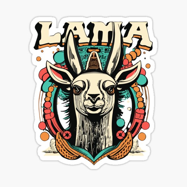 "Lama" Sticker for Sale by OberonSE | Redbubble