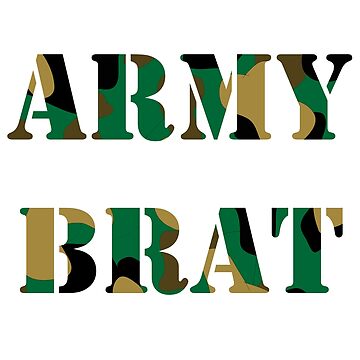 "Army Brat" Sticker for Sale by ZepoPublishing | Redbubble