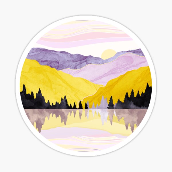 "Spring Lake" Sticker for Sale by spacefrogdesign | Redbubble