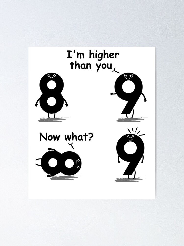 "funny Mathematics numbers and Infinity symbol math meme for teacher ...