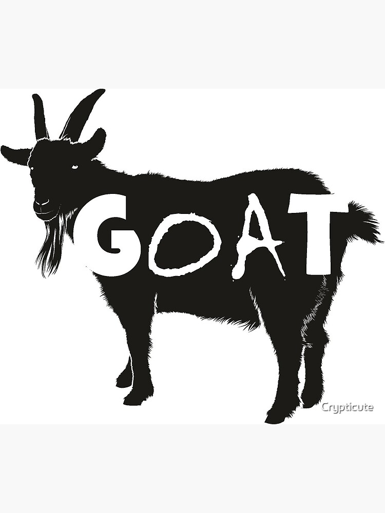 "Goat's The Word" Framed Art Print for Sale by angelpainjel | Redbubble