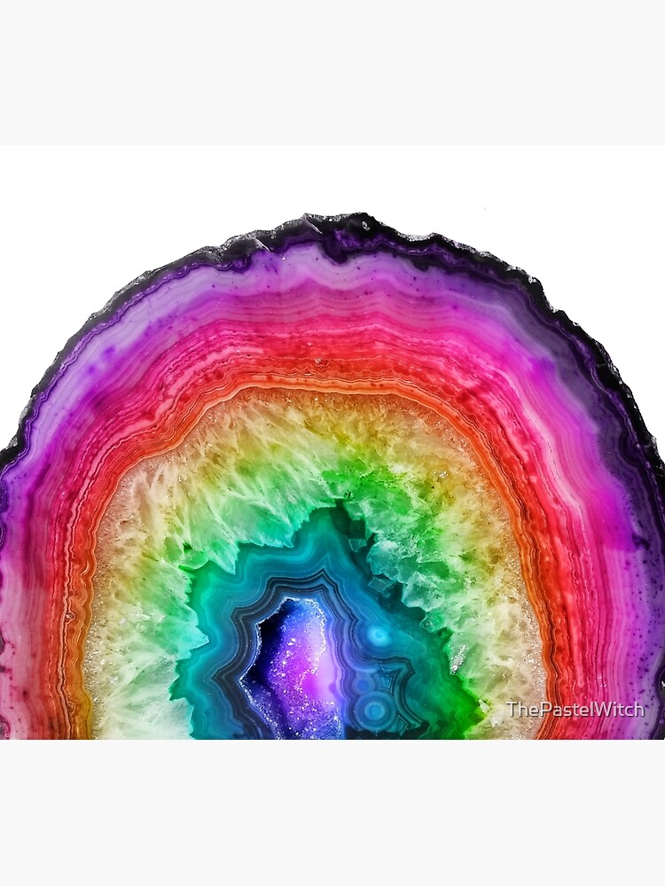 "Rainbow Geode" Poster for Sale by ThePastelWitch | Redbubble