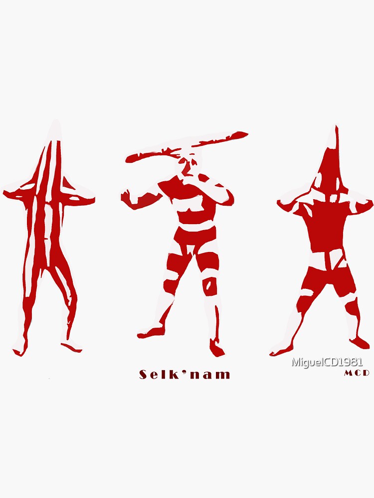 "Selk'nams" Sticker by MiguelCD1981 | Redbubble