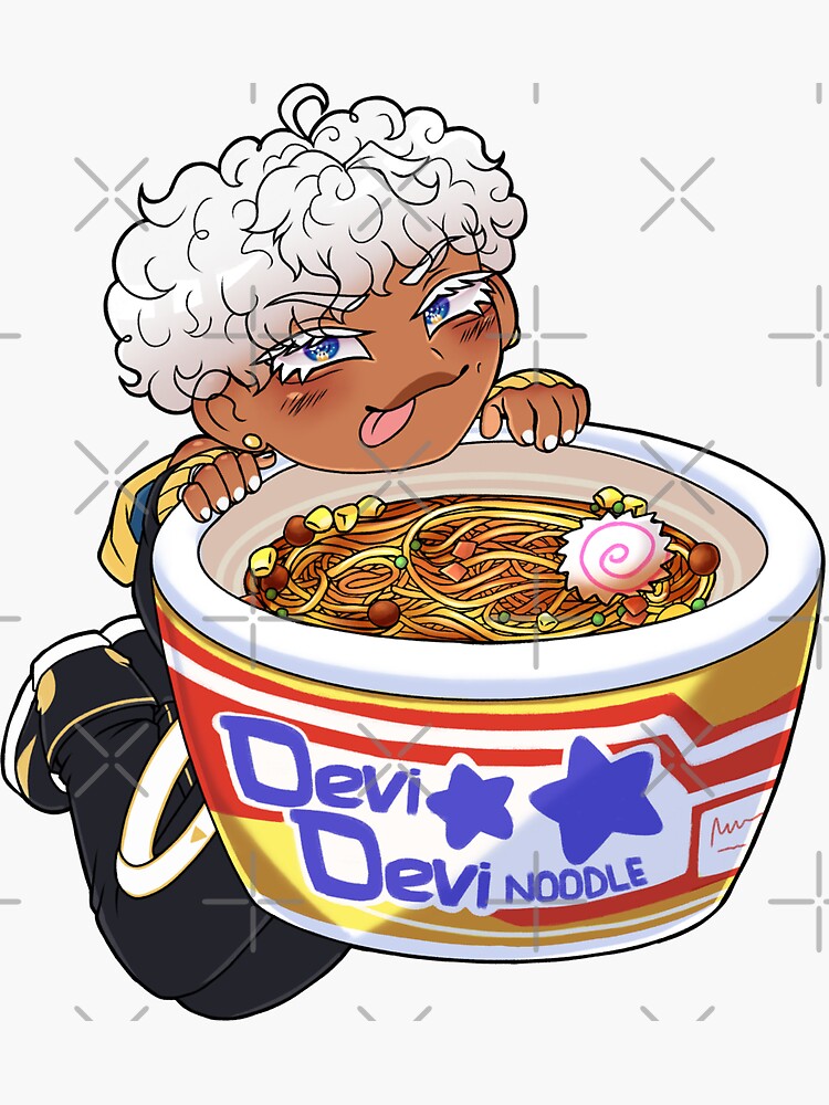 "Mammon Chibi" Sticker for Sale by Sketchy-Pique | Redbubble