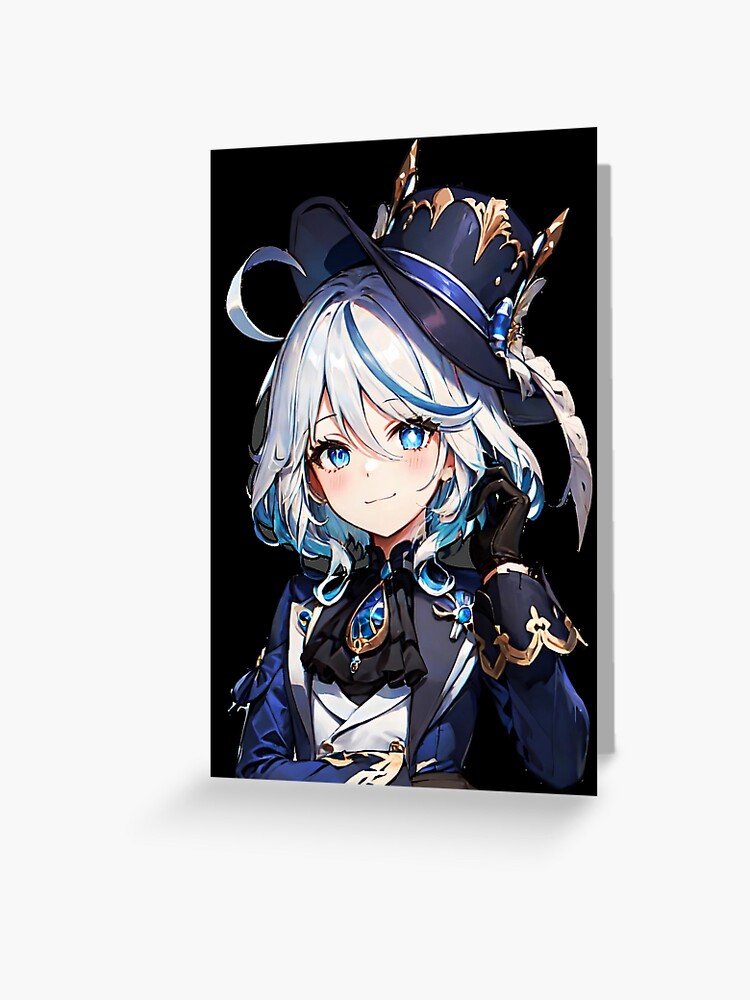 "Furina genshin impact Sticker furina genshin fanart Sticker Decals ...