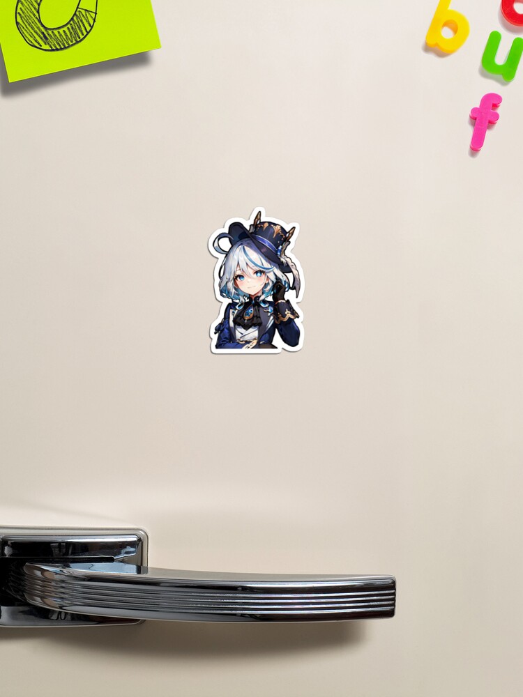 "Furina genshin impact Sticker furina genshin fanart Sticker Decals ...