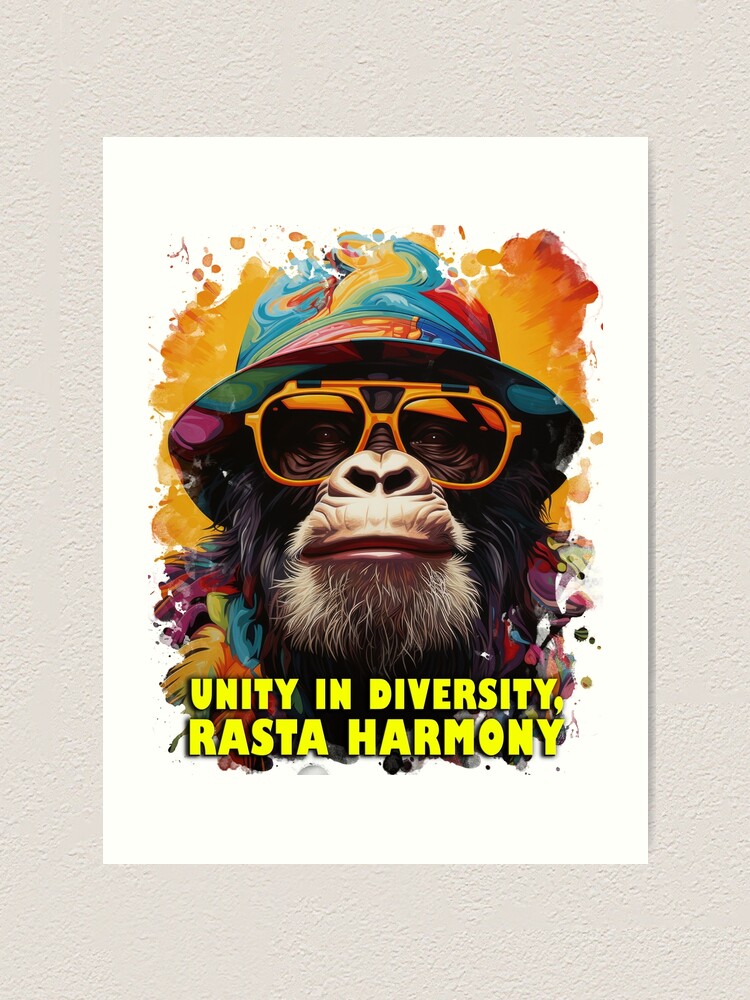 Rasta Monkey Drawing