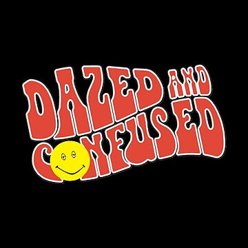 "dazed font" Sticker for Sale by LurlineEichmann | Redbubble