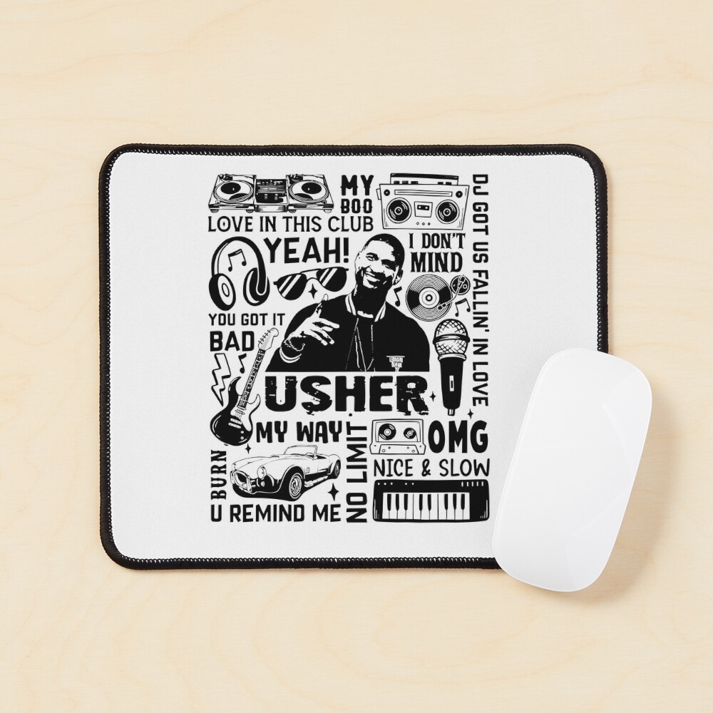 "Usher My Way Tour" Sticker for Sale by theodorexshal | Redbubble