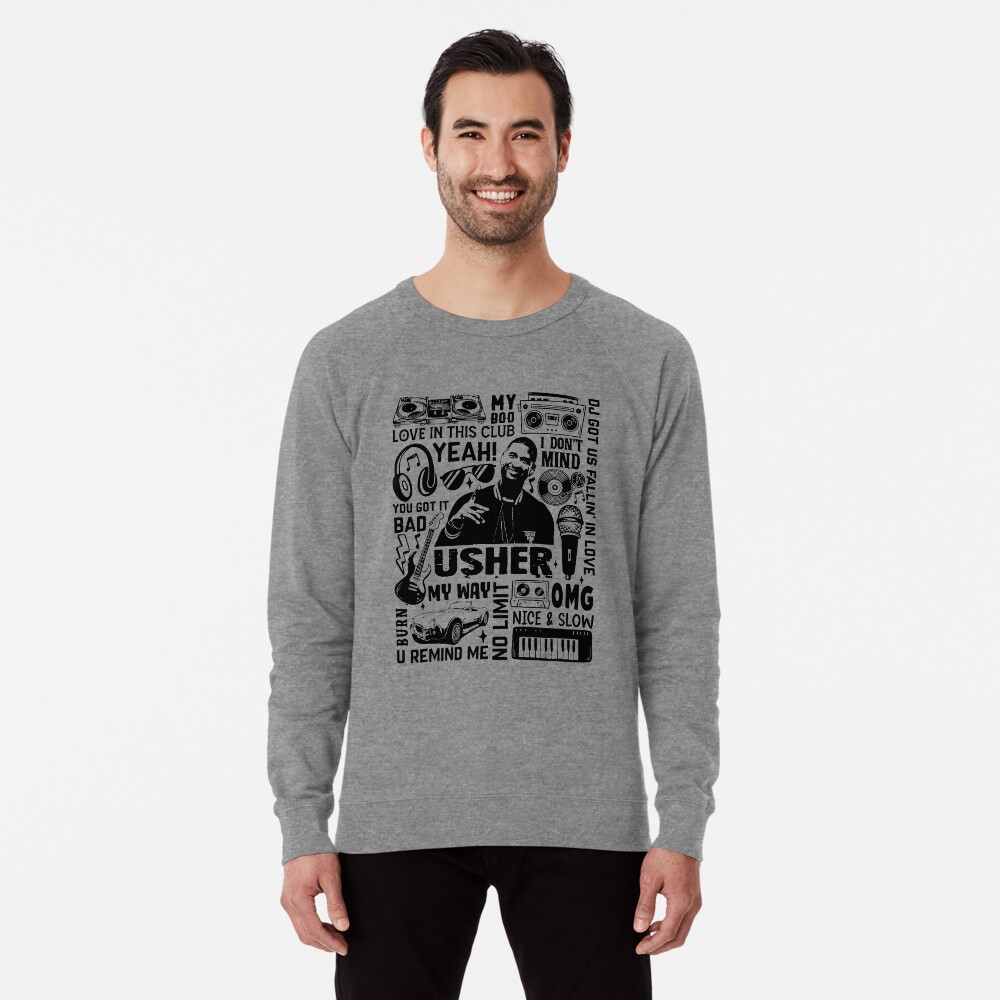 "Usher My Way Tour" Sticker for Sale by theodorexshal | Redbubble