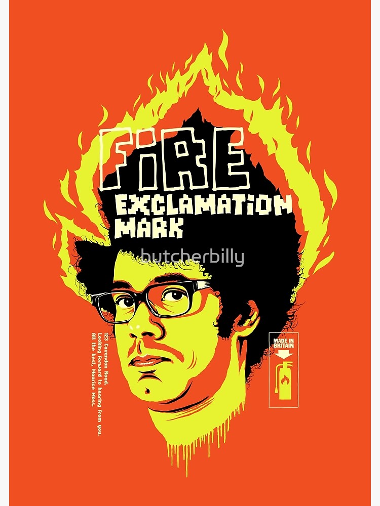 "Fire Exclamation Mark" Art Print by butcherbilly | Redbubble
